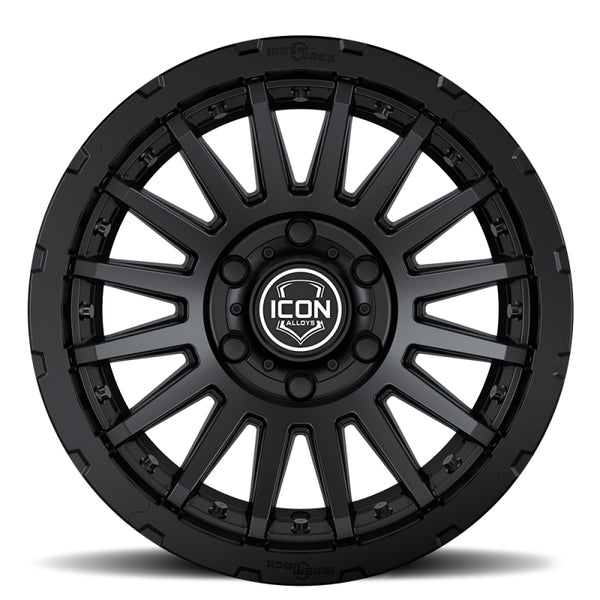 ICON Recon Pro 17x8.5 6x5.5 0mm Offset 4.75in BS 106.1mm Bore Satin Bl ...