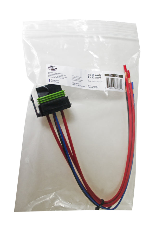 Hella Relay Connector ISO Mini Weatherproof w/ 12in Leads – SupremePower®
